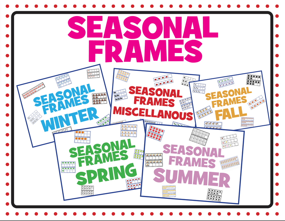 Seasonal Ten Frames – Gigglenook Math Store
