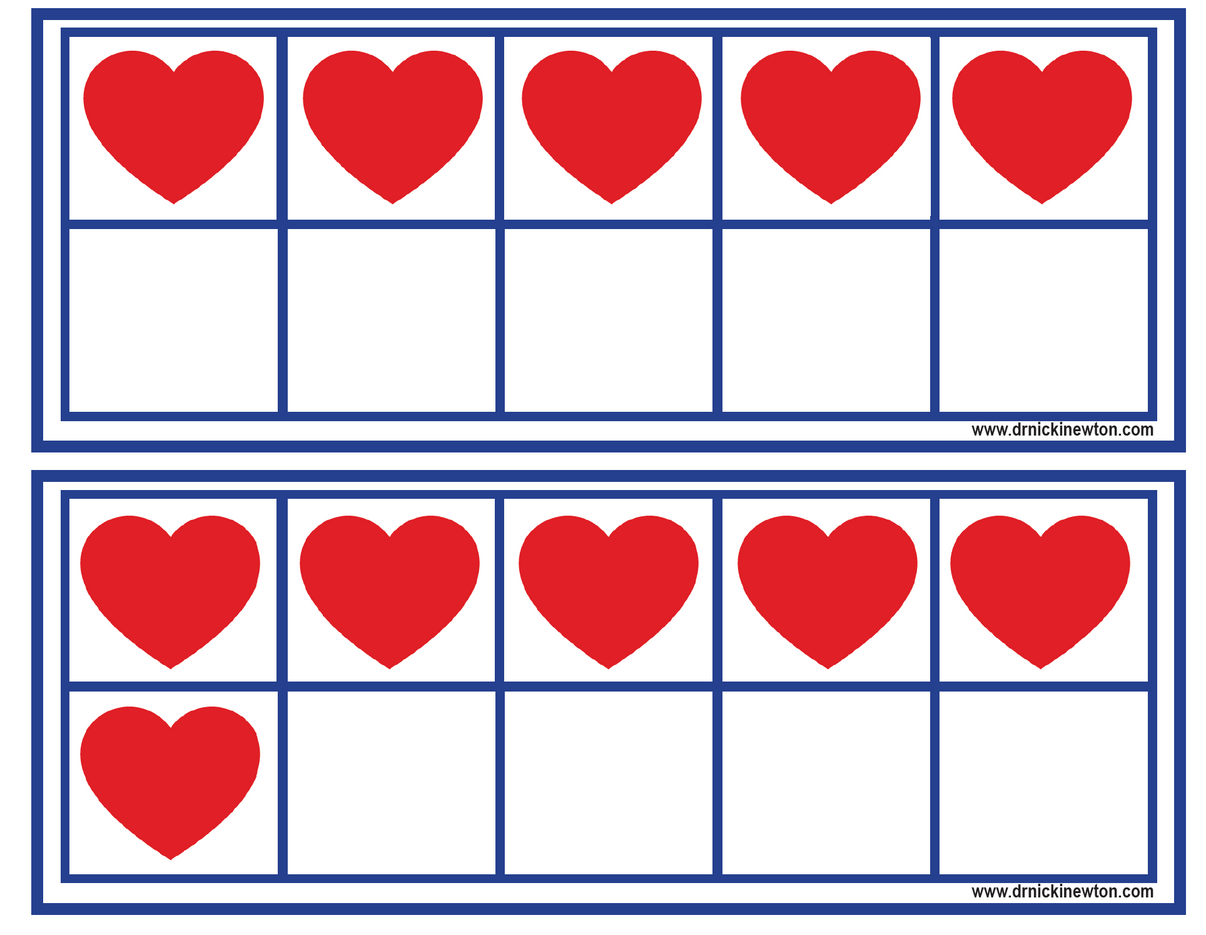 Seasonal Ten Frames – Gigglenook Math Store